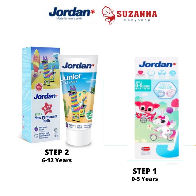 Jual Jordan JD00052/55 -- Kids Toothpaste // Odol Bayi dan Anak ...