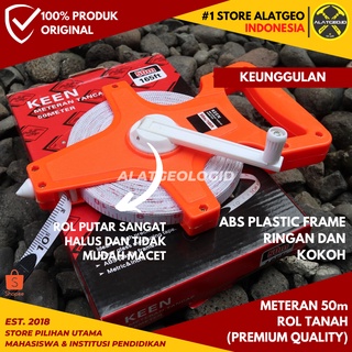 Jual Meteran Roll 50m 50 meter | Ukur Tanah Geologi - Meteran Tancap ...