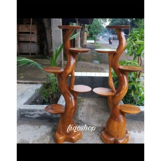 Jual Tempat Vas Bunga Rak Pohon Kayu Meh Furniture Jepara Indonesia ...
