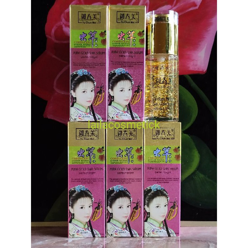 Jual YU CHUN MEI PURE GOLD 24K SERUM GOLD ORIGINAL BPOM / SERUM GOLD ...