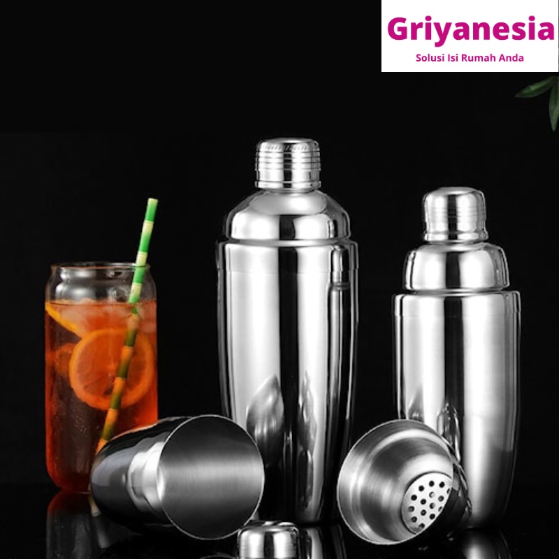 Jual Shaker Stenlis Cocktail Pengocok Minuman Milk Shake Juice ...