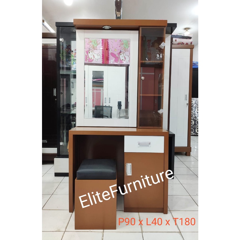 Jual Meja Rias Minimlais KAYU / Tollet BLOCTEAK / meja rias bloktik ...