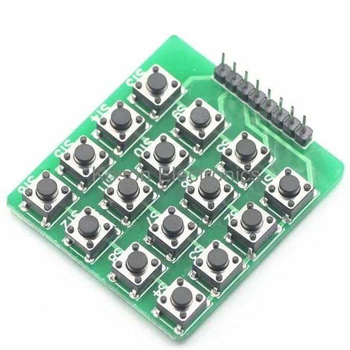 Jual Discount 4x4 Matrix 16 Key Push Button 8pin Keyboard Keypad Module For Arduino Kualitas