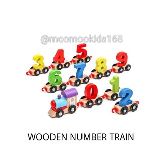 Jual MAINAN EDUKASI ANGKA KERETA API KAYU WOODEN TRAIN NUMBER KERETA ...