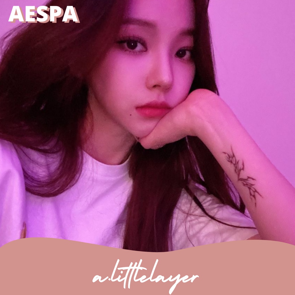 Jual AESPA TATTOO KARINA WINTER GISELLE NINGNING TATTOO TATO KWANGYA ...