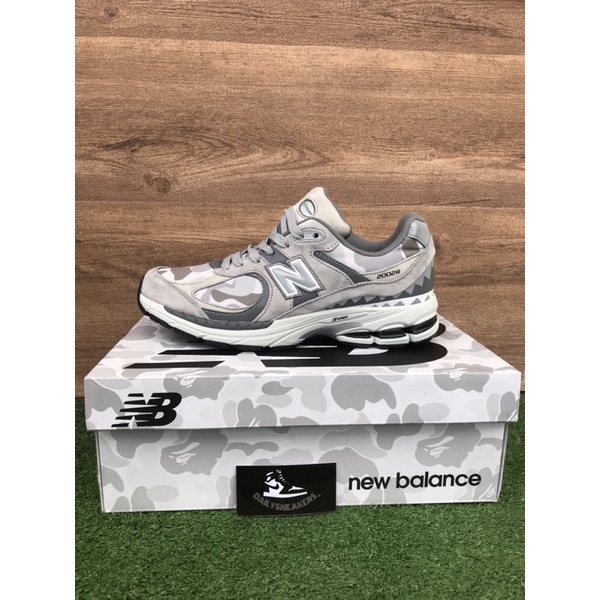 Jual New Balance 2002R 3M Reflective x Bape Grey Camo Original Material ...
