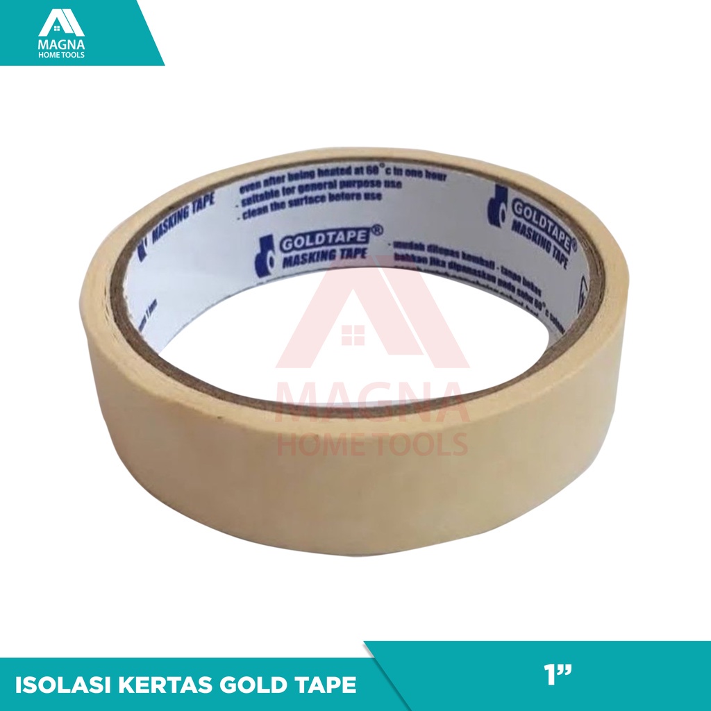 Jual SOLASI KERTAS PEREKAT GOLD TAPE 1 INCH | Shopee Indonesia