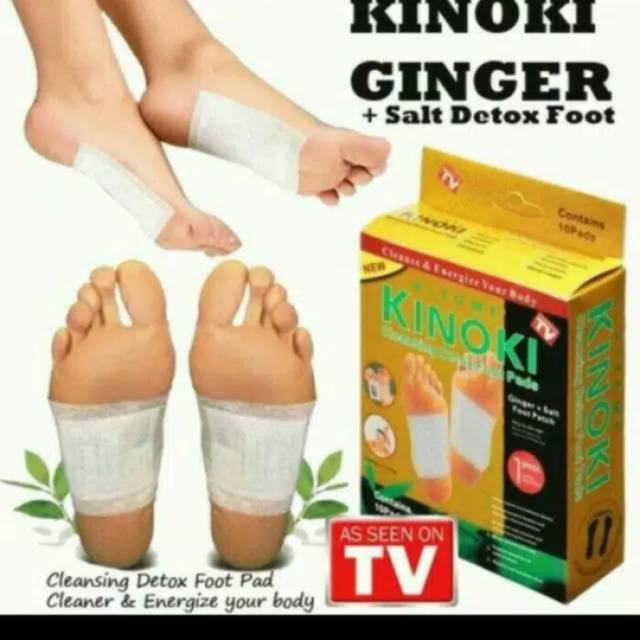 Jual KINOKI GOLD BOX GINGER SALT isi 10 pcs | Shopee Indonesia