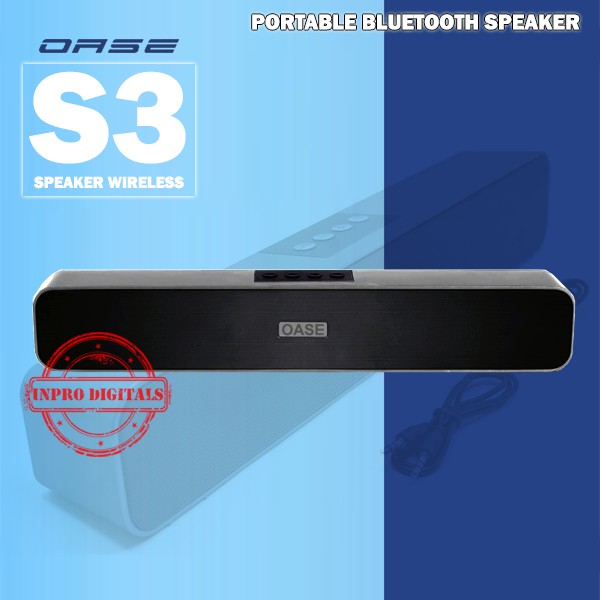 Jual OASE S3 BLUETOOTH PORTABLE WIRELESS SPEAKER OBS-300 PRO / OLIKE ...