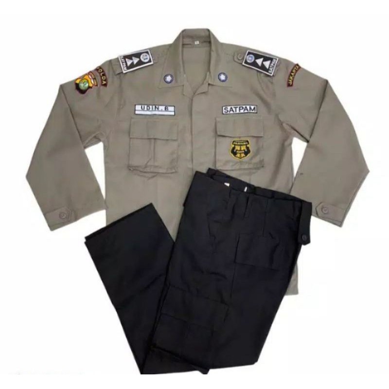 Jual baju seragam satpam PDL 1stel | Shopee Indonesia