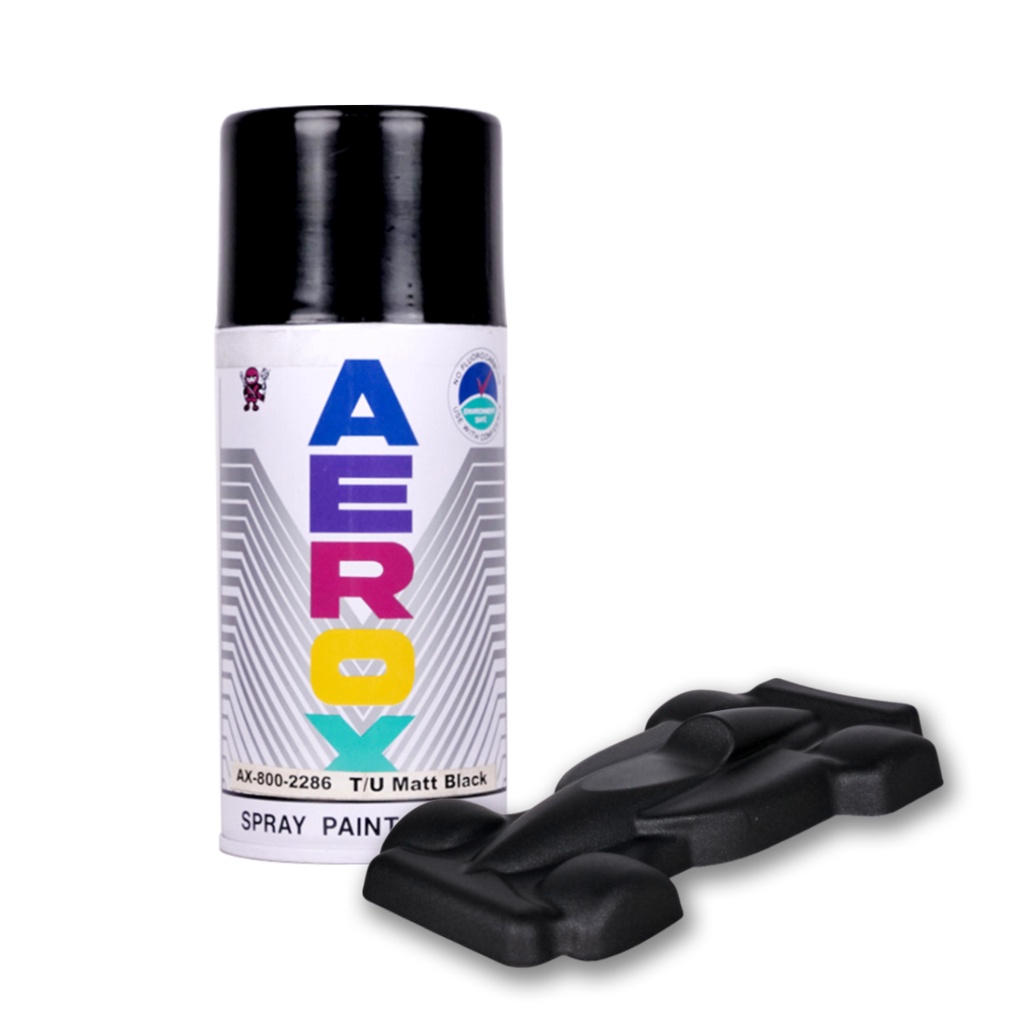 Jual Cat Semprot Aerox 800-T/U Matt Black | Shopee Indonesia