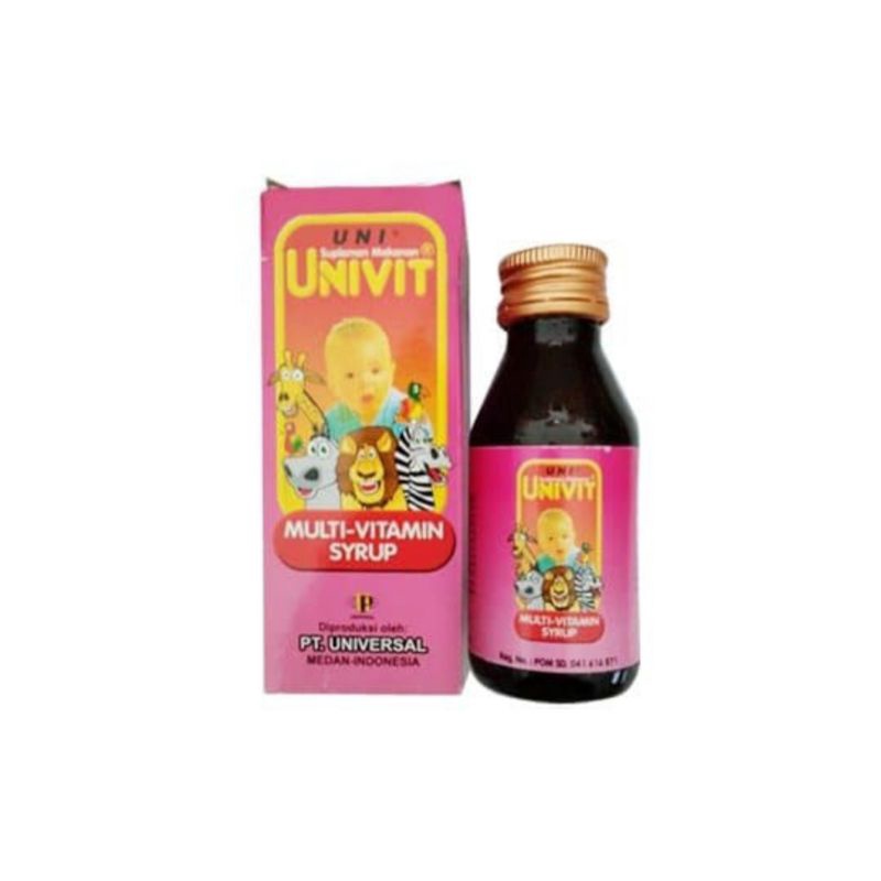 Jual Univit Multivitamin Syrup 60ml - Vitamin Anak2 | Shopee Indonesia