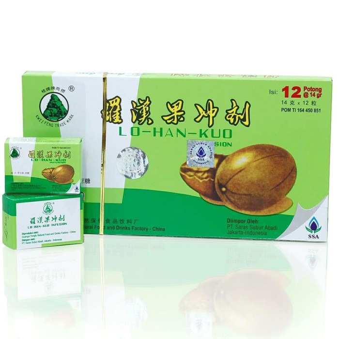 Jual Obat Cina Pereda Panas Dalam Sakit Tenggorokan Minuman Buah Lo Han ...