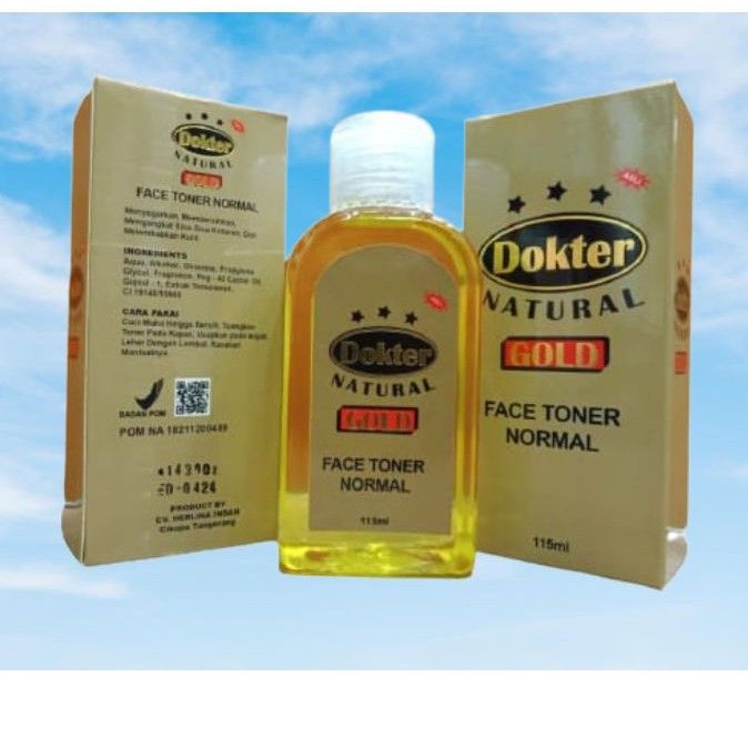Jual Dr Gold Face Toner Natural Bpom//Face Toner Dokter Gold//Toner Dr ...