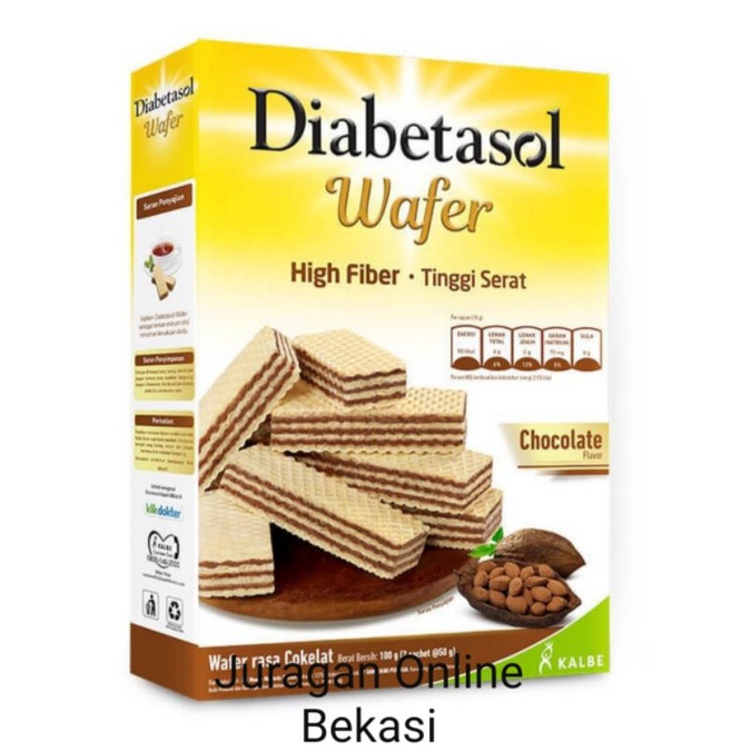 Jual Diabetasol Wafer 2x50gr rendah Gula | Shopee Indonesia