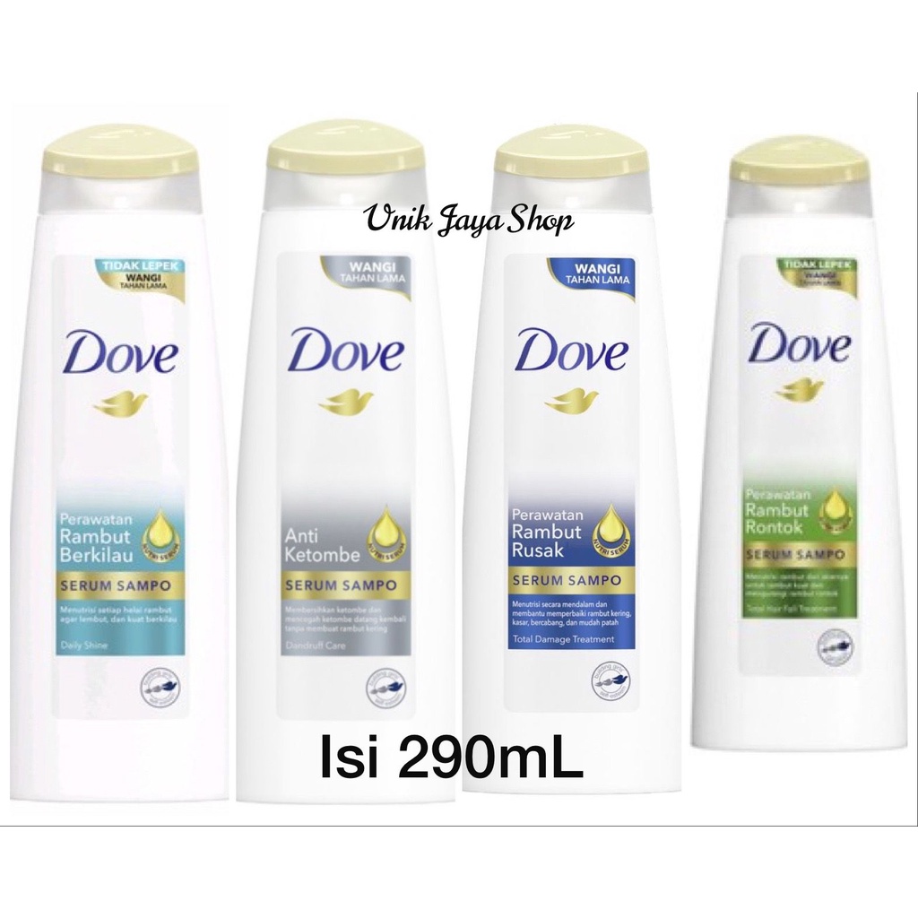 Jual Dove Shampoo 290mL - Semua Variant | Shopee Indonesia