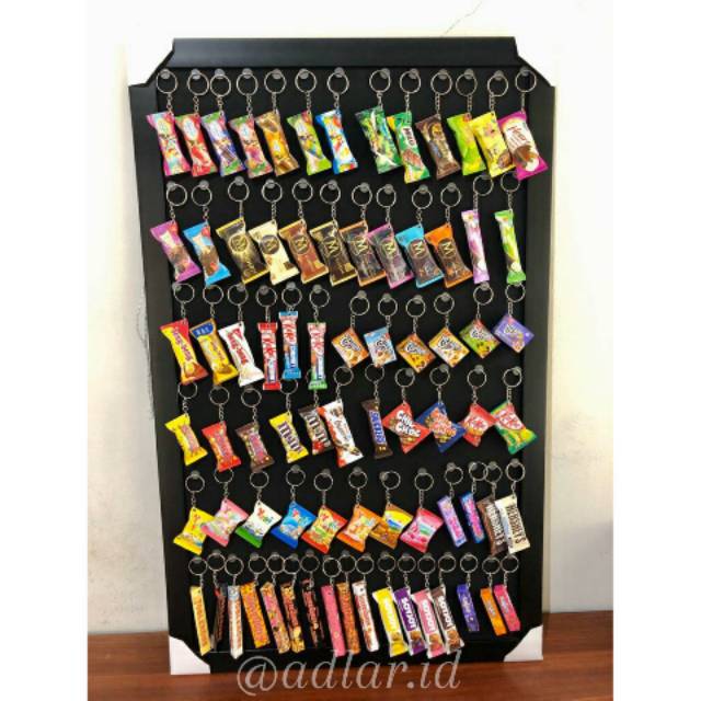 Jual MINIATUR PRODUK KEYCHAIN GANTUNGAN KUNCI SNACK MAKANAN JAJANAN ...