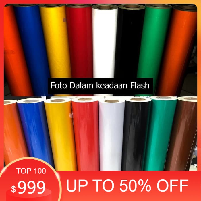 Jual Bahan Stiker Cutting Skotlet Reflektif Memantulkan Cahaya per ...