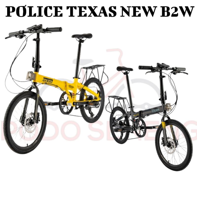 Jual Sepeda Lipat Element Police Texas New B2W Ukuran 20 Inch 8 Speed ...