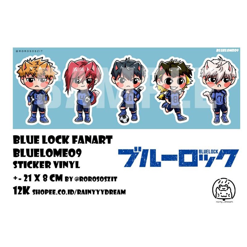 Jual STICKER BLUE LOCK ANIME (MEGURU BACHIRA, YOICHI ISAGI, HYOUMA ...