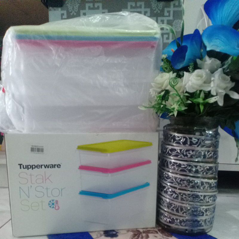 Jual Tupperware Stak n Stor Set | Shopee Indonesia