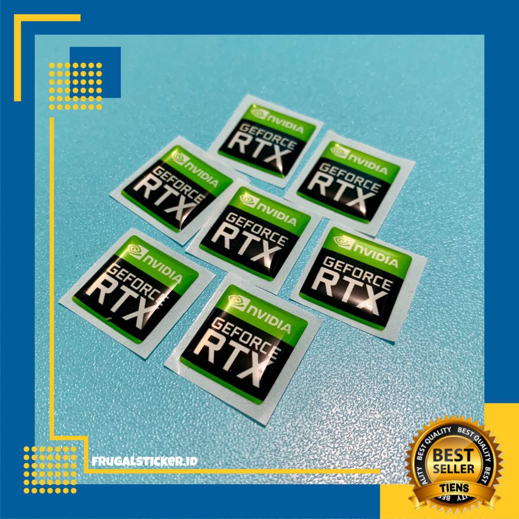 Jual STICKER LOGO NVIDIA GEFORCE RTX KOTAK | EMBLEM NVIDIA GEFORCE RTX ...