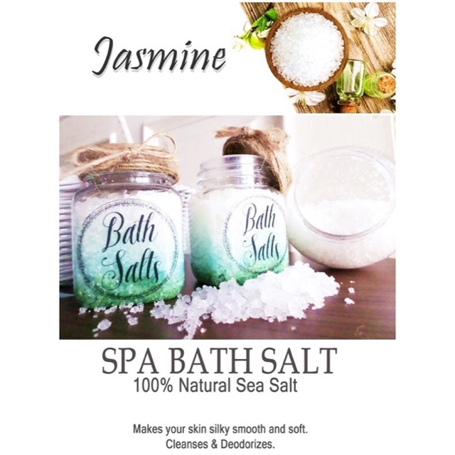 Jual SPA BATH SALT 100% Natural Sea Salts 250g Garam Mandi Murni Alami ...