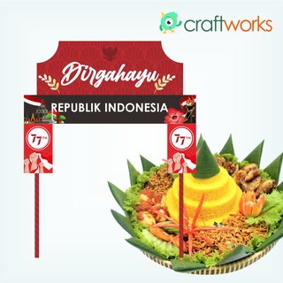 Jual TOPPER 17 AGUSTUS GAPURA | HIASAN TUMPENG | Shopee Indonesia