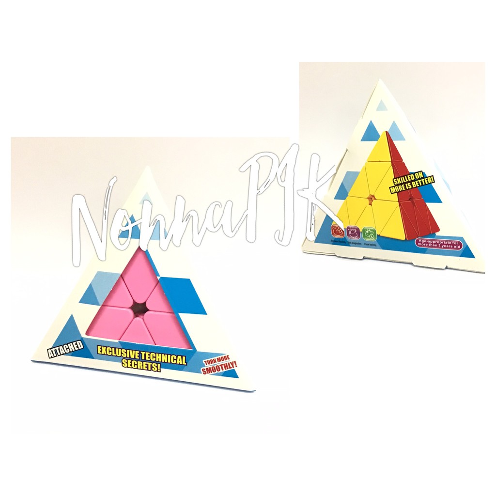 Rubik Piramide - Rubik Piramida - rubik segitiga stickerless | Shopee ...