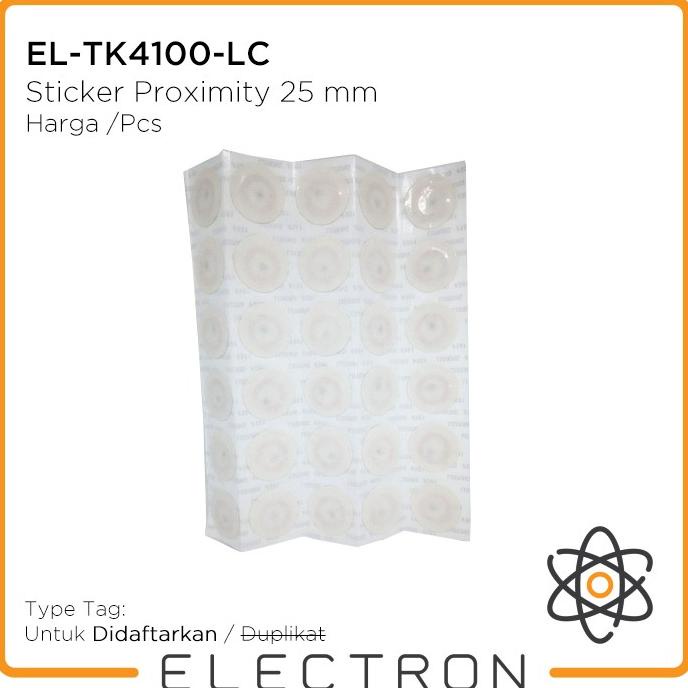 Jual EL-TK4100-LC Paper Label Circle 25 mm RFID 125 kHz Sticker ...
