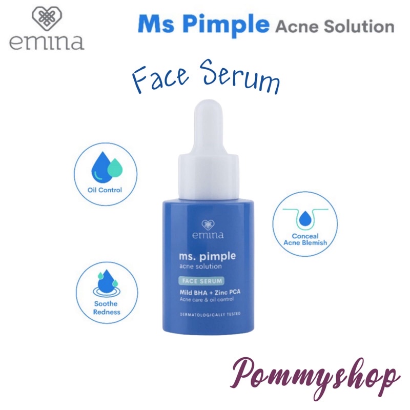 Jual Emina Ms Pimple Acne Solution Face Serum 30ml | Shopee Indonesia