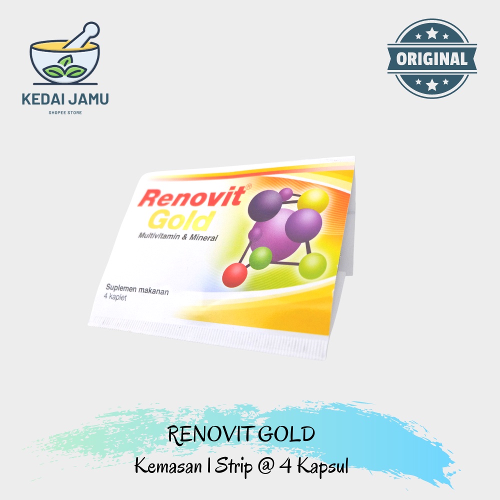 Jual Renovit Gold 4 TABLET Indonesia|Shopee Indonesia