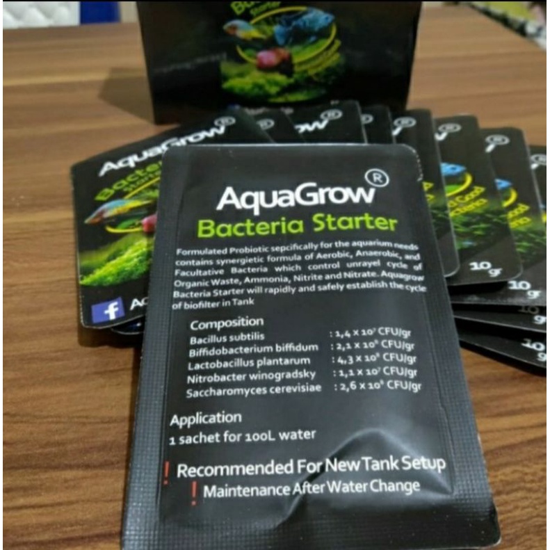Jual Bakteri Starter Bacteria Starter AquaGrow Media Aquarium | Shopee ...