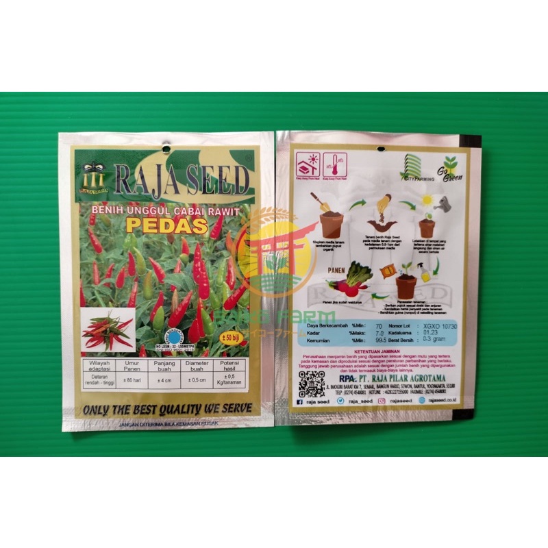 Jual Raja Seed Benih Unggul Cabai Rawit Pedas | Shopee Indonesia