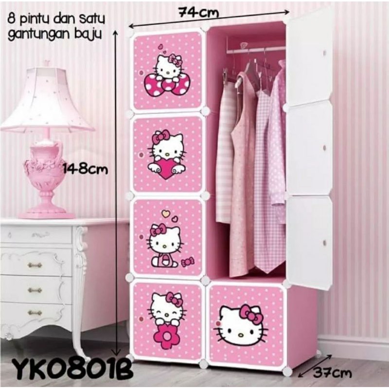 Jual Lemari Portable 8 Pintu (Lemari Bongkar Pasang) | Shopee Indonesia