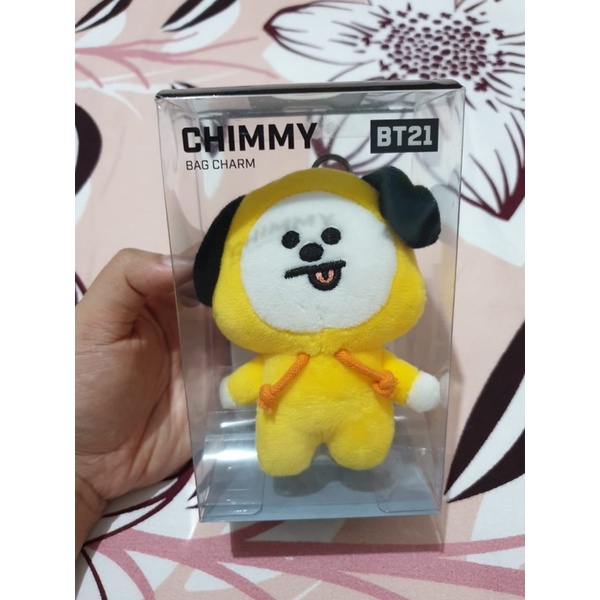 Jual BTS - BT21 x Line Friends Chimmy Bag Charm Official Merchandise ...