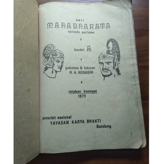Jual KOMIK JADUL MAHABHARATA - RA KOSASIH Eps 1 Bundel A isi 9 | Shopee ...