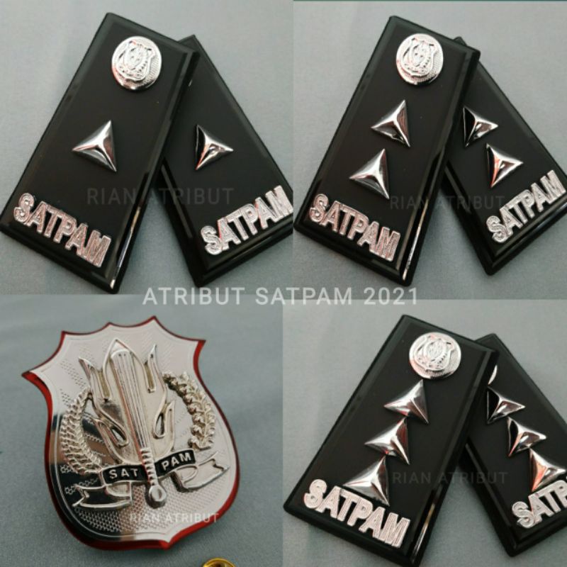 Jual PANGKAT SATPAM AKRILIK, PIN SATPAM, WING SATPAM | Shopee Indonesia