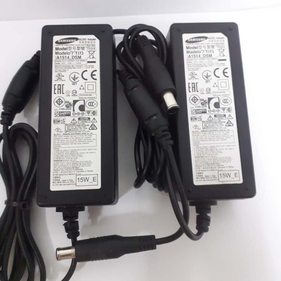 Jual Adaptor Charger Monitor Led/Lcd Samsung 14v 1.78A ORIGINAL ...