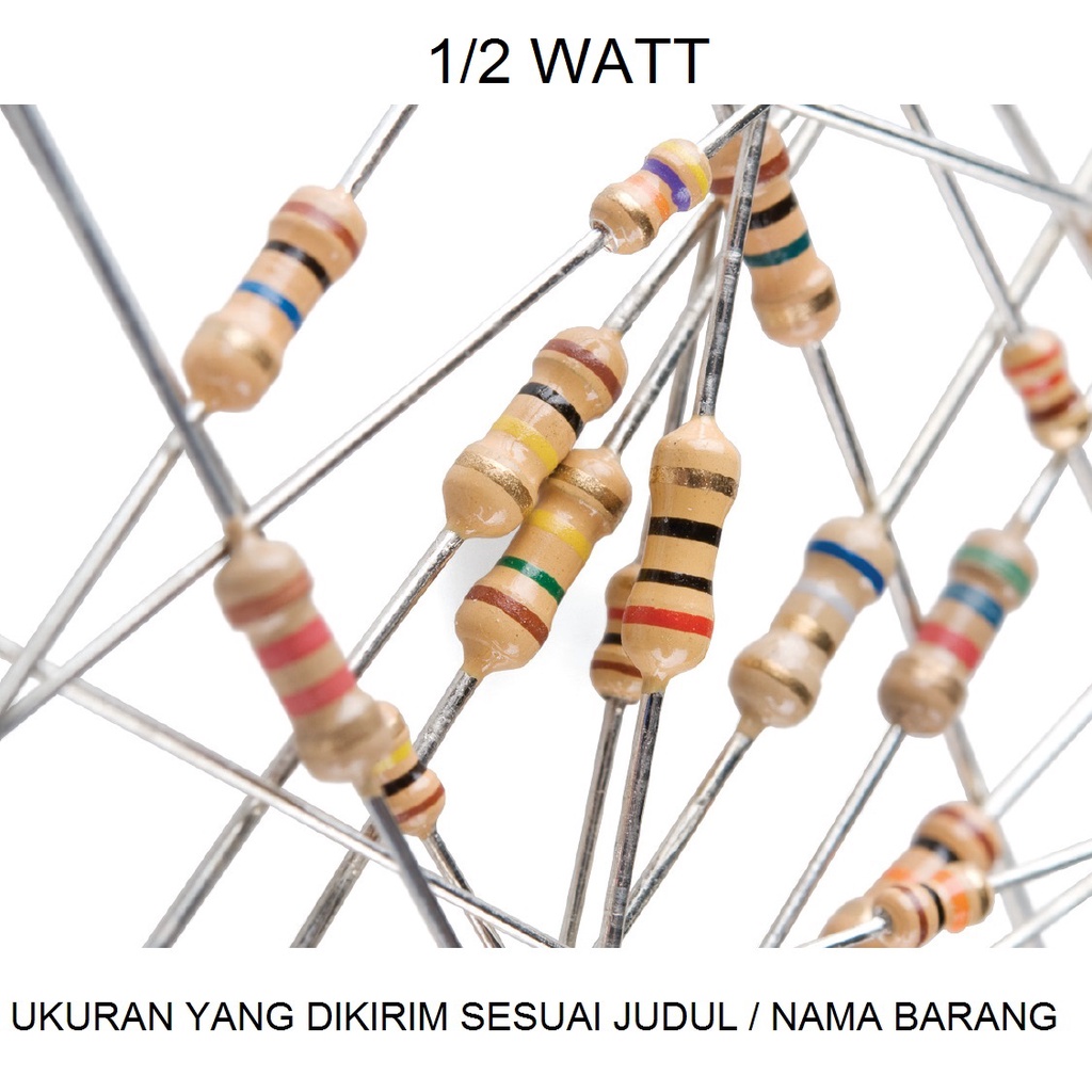 Jual RESISTOR 4R7 4.7 OHM 1/2 0.5 WATT READY STOCK | Shopee Indonesia