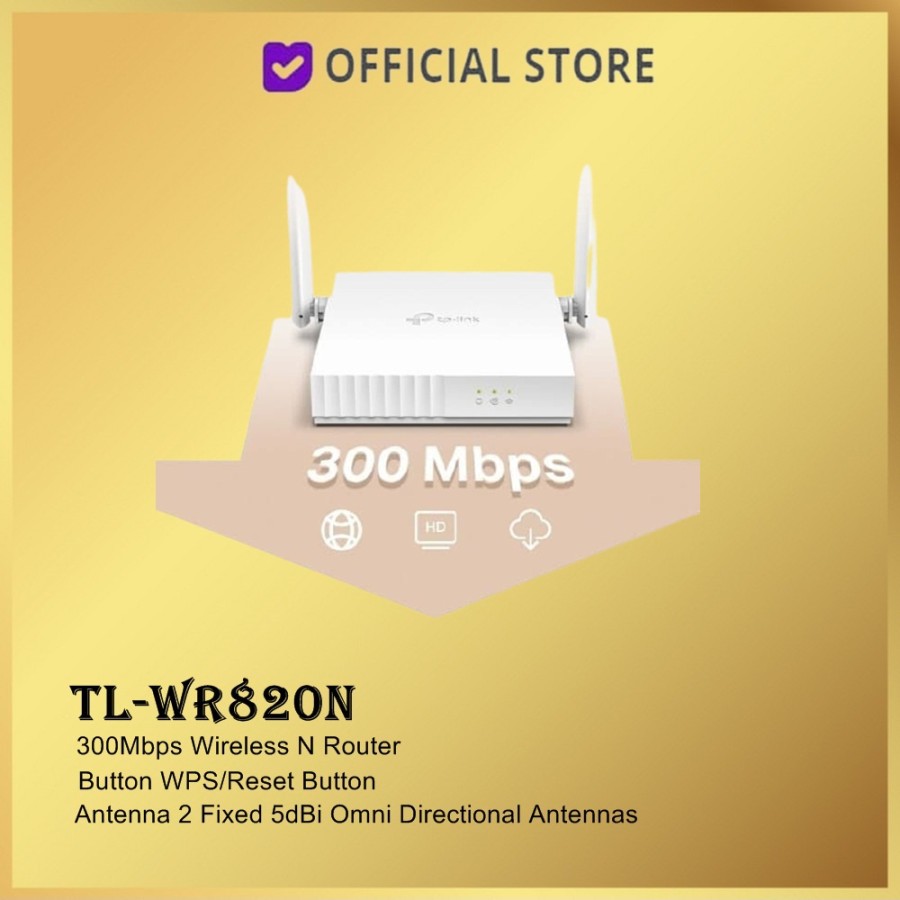 TP-LINK TL-WR820N 300Mbps Wireless N Router TLWR820N TL WR820N WR 820N ...