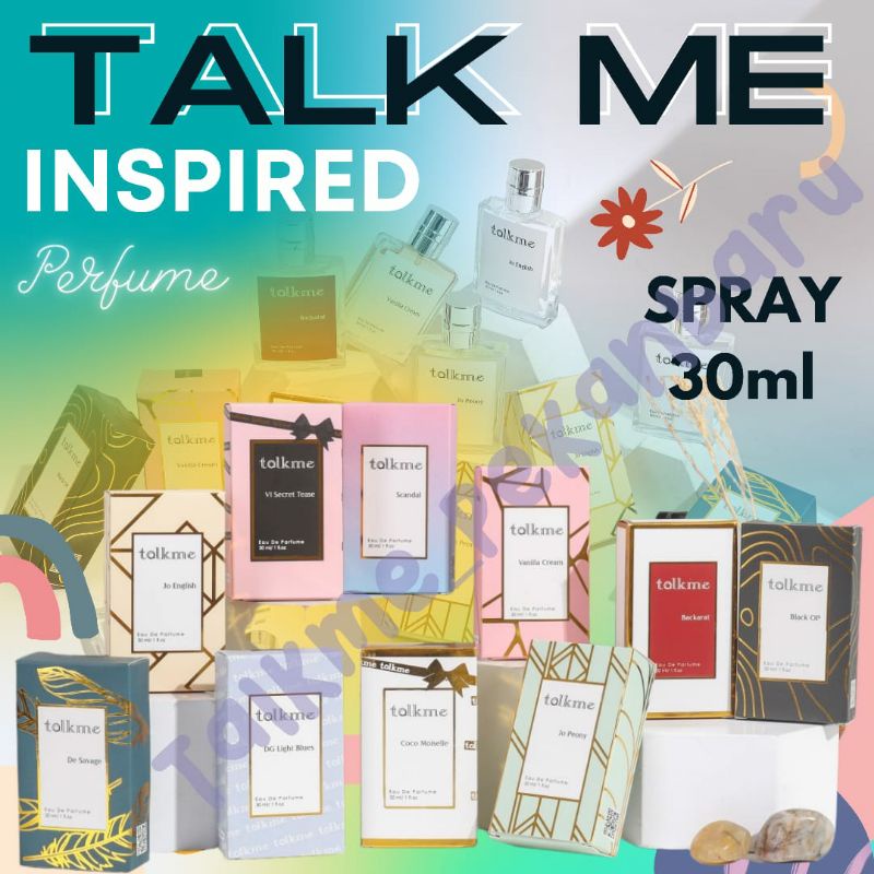 Jual Talk Me - Eau De Perfume - Inspired Body Perfume - Parfum Wanita ...