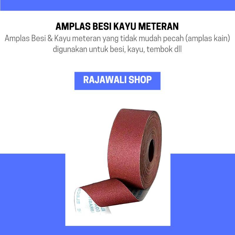 Jual AMPLAS BESI KAYU / AMPLAS TEMBOK / AMPLAS KAIN (METERAN) | Shopee ...