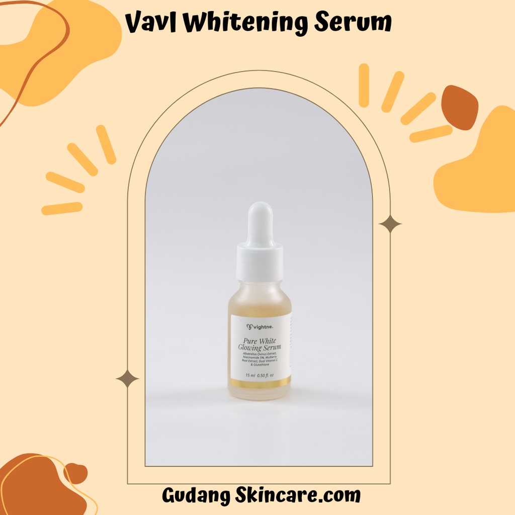 Jual VAVL PURE WHITE GLOWING SERUM 15 ML By vivalentine (WHITENING ...