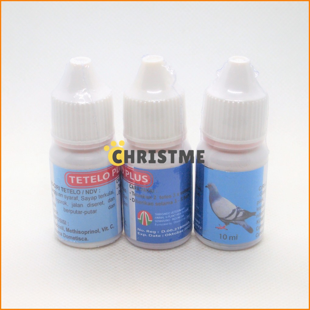 Jual Tetelo Drop Merpati 10ml Original Obat Anti Kena Tetelo NDV pada ...