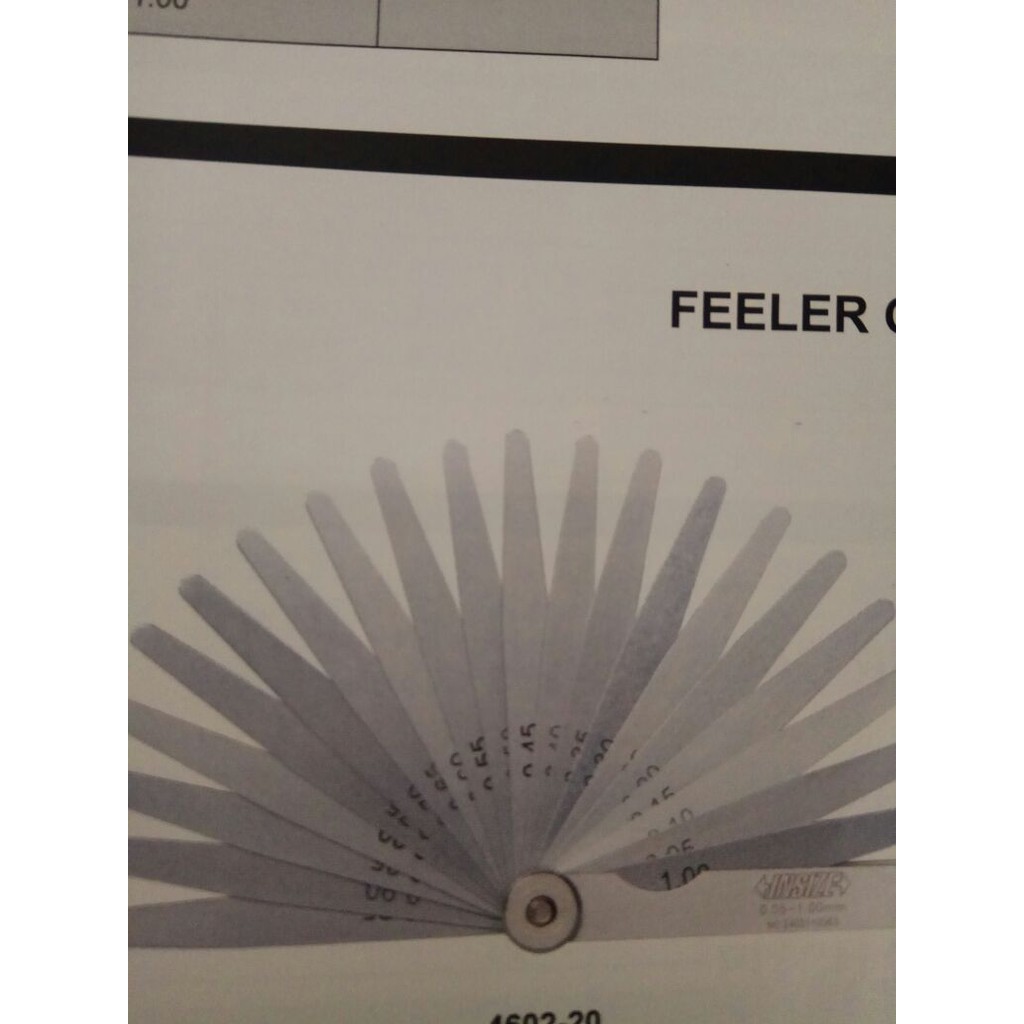 Jual INSIZE 4602-32 FEELER GAUGE VULLER FILER FILLER GAGE ALAT UKUR GAP ...