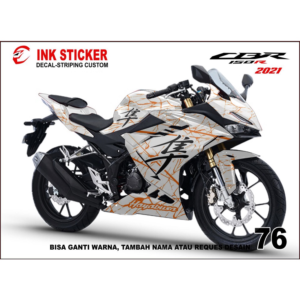Jual Sticker Decal All New CBR 150 R 2021, 2022 desain 76 fullbody ...