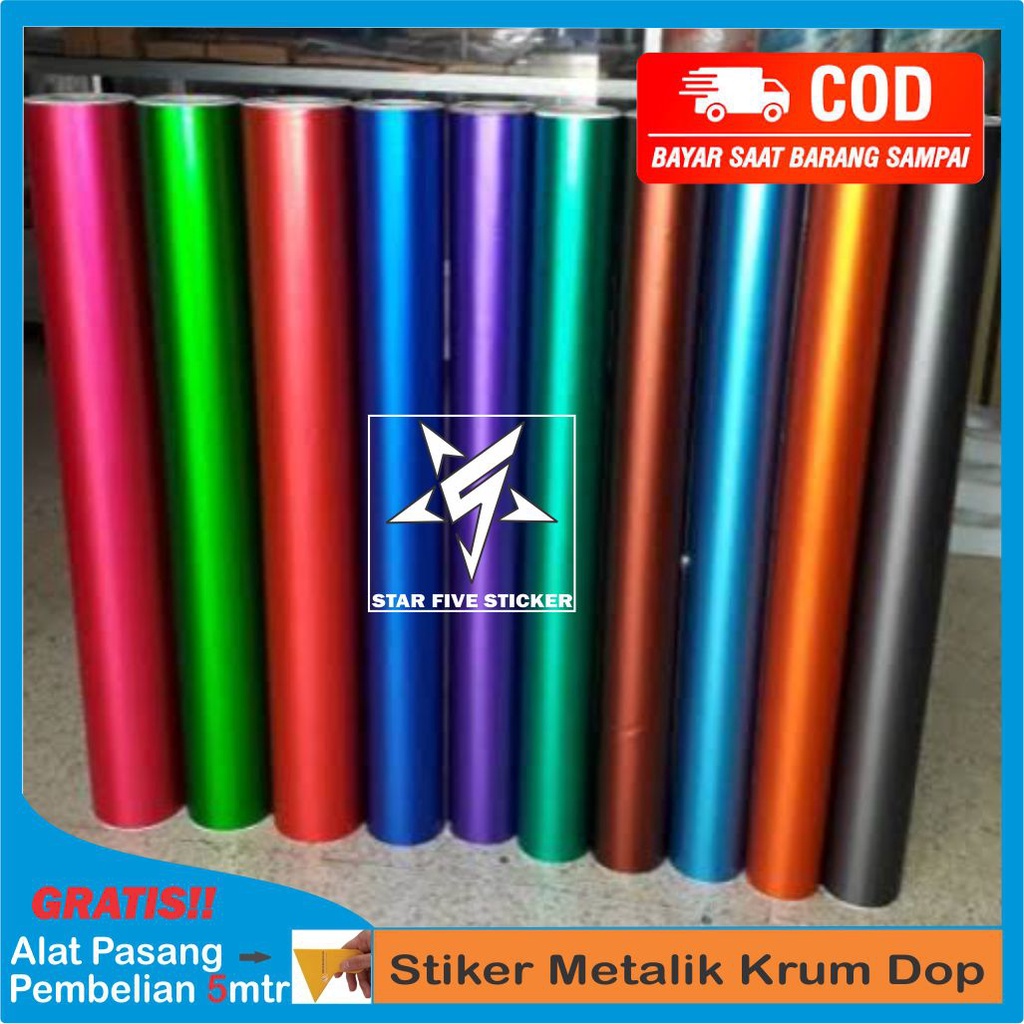 Jual Stiker Skotlet Bodi Motor Sticker Metalik Doff | Shopee Indonesia