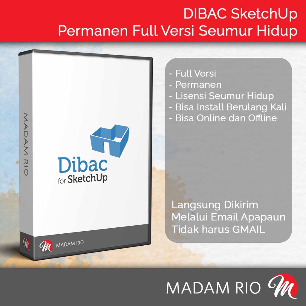 Jual DIBAC SketchUp Lisensi Permanen Full Versi | Shopee Indonesia