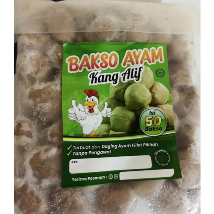Jual Baso Bakso Ayam Frozen (isi 50pcs) Enak Murah | Shopee Indonesia